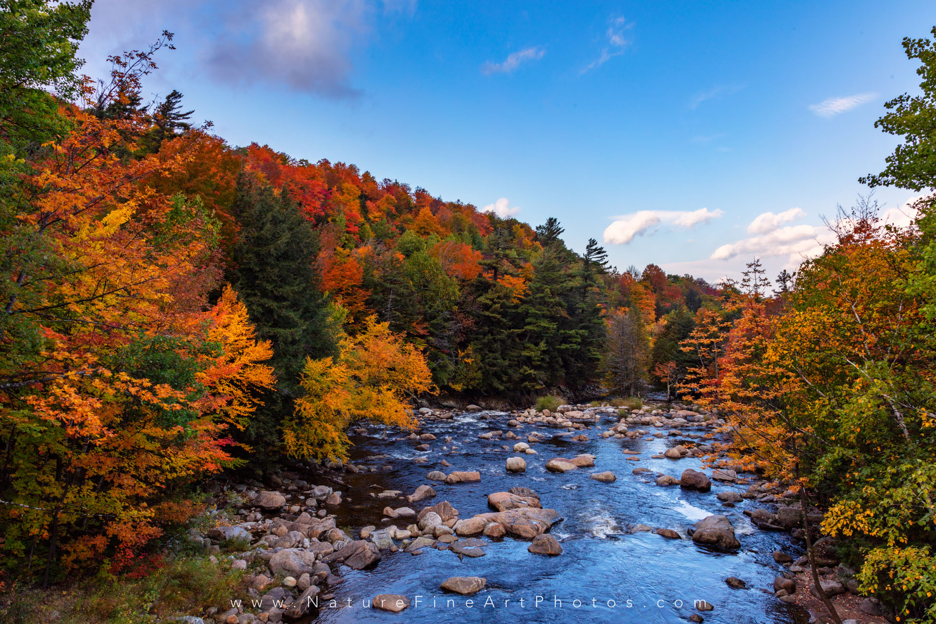 Whiteface Mountain Fall Foliage River Photo Nature Photos Whiteface Mountain Fall Foliage River Photo Nature Photos
